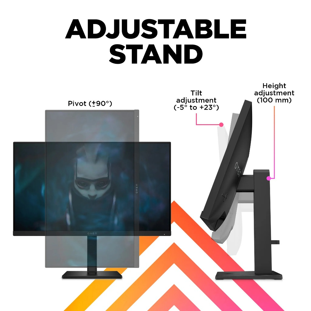 หน้าจอคอมพิวเตอร์ จอเกมส์ HP OMEN 24 FHD 165Hz Gaming Monitor | Shopee ...