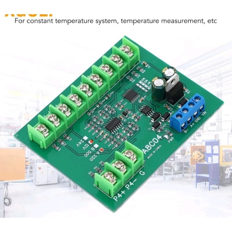 4 Channel PT100 RTD RS485 Temperature Sensor Board Temp Acquisition | Shopee Thailand