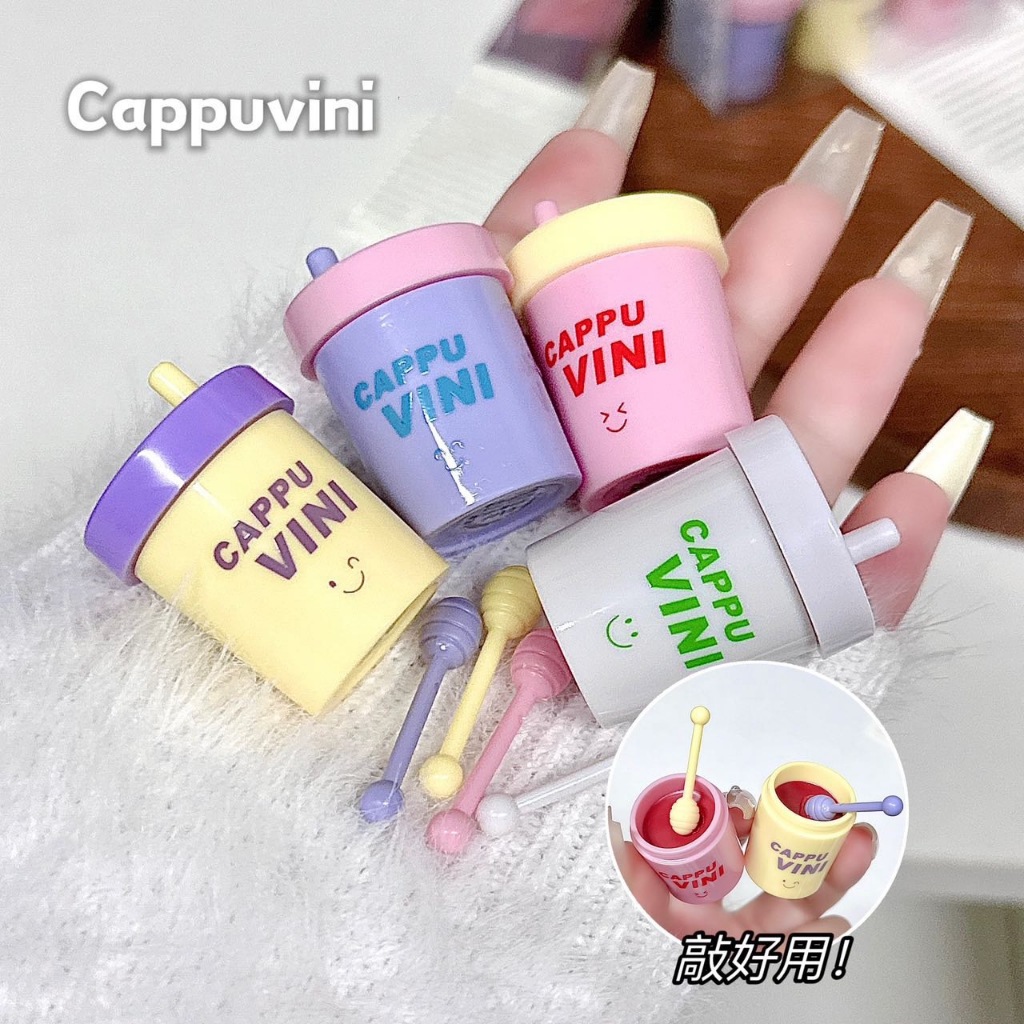 CAPPUVINI ลิปกระปุก 3 ชิ้น ลิปบาล์มบำรุงปาก | Shopee Thailand