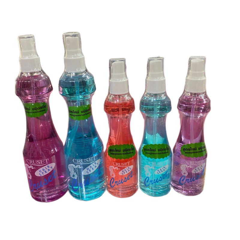 สเปย์ผมแข็งครูเซ็ท Caring Spray Net แคริ่ง สเปรย์เนท สูตรแข็งอยู่ทรง ...