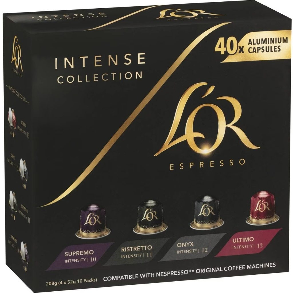 L'or Espresso Intense Collection Variety Coffee Capsules 40 Pack กาแฟ ...