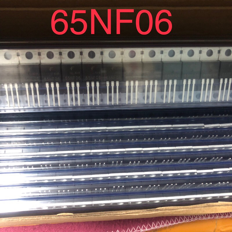 65NF06 P65NF06 65NF06 มอสเฟต Mosfet ภาคจ่ายไฟแอมป์รถยนต์ ยี่ห้อ F แท้ ...