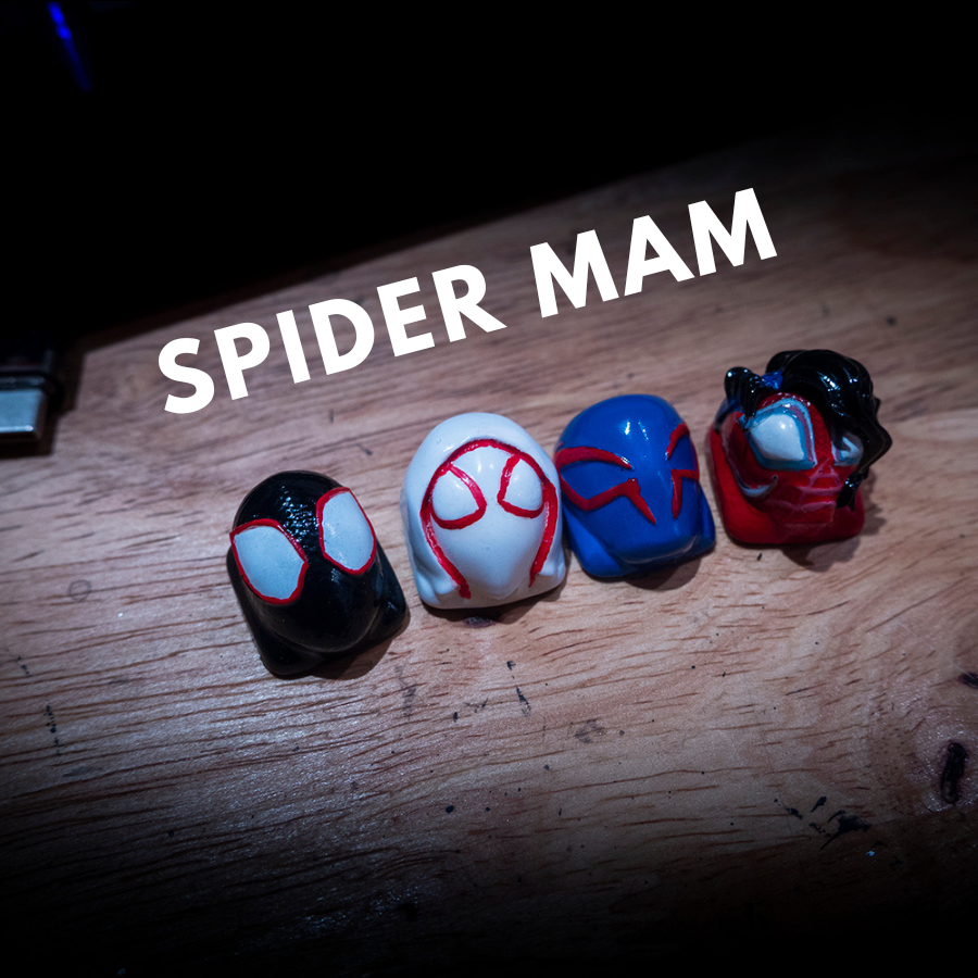 ส่งฟรี Artisan keycap spider man | Shopee Thailand
