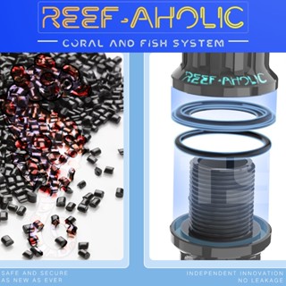 Reef-Aholic TY ข้องอต่อประกบตู้กระจก นามว่า 90 องศา Elbow Bulkhead มีสีเทาและสีขาว ขนาด 20 - 32 ...