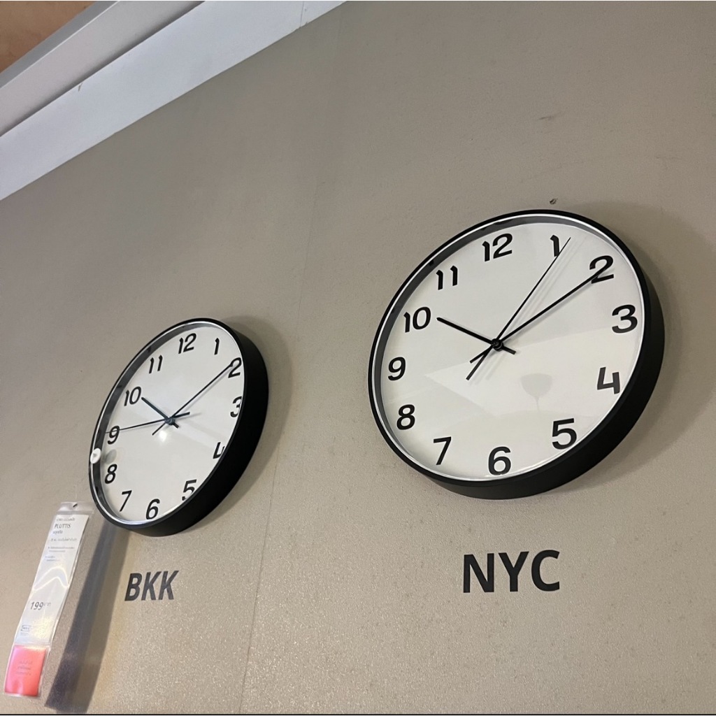 นาฬิกาแขวนผนัง พลุททีส อิเกีย Wall Clock PLUTTIS IKEA | Shopee Thailand