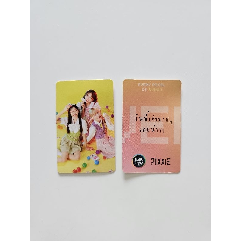 การ์ด Sunsu x PiXXiE ของแท้ | Shopee Thailand