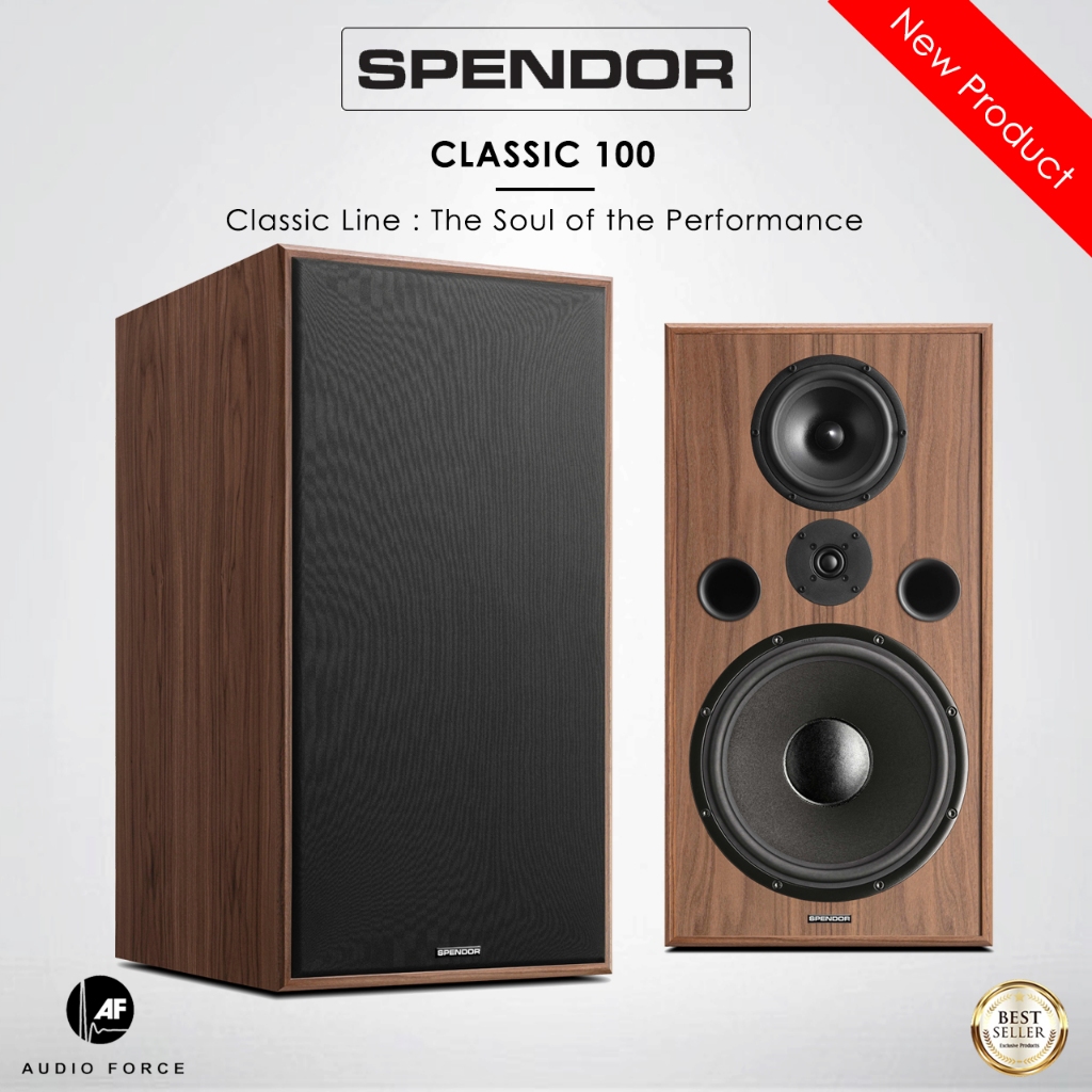 Spendor Classic 100 Classic Line : The Soul Of The Performance Walnut ...