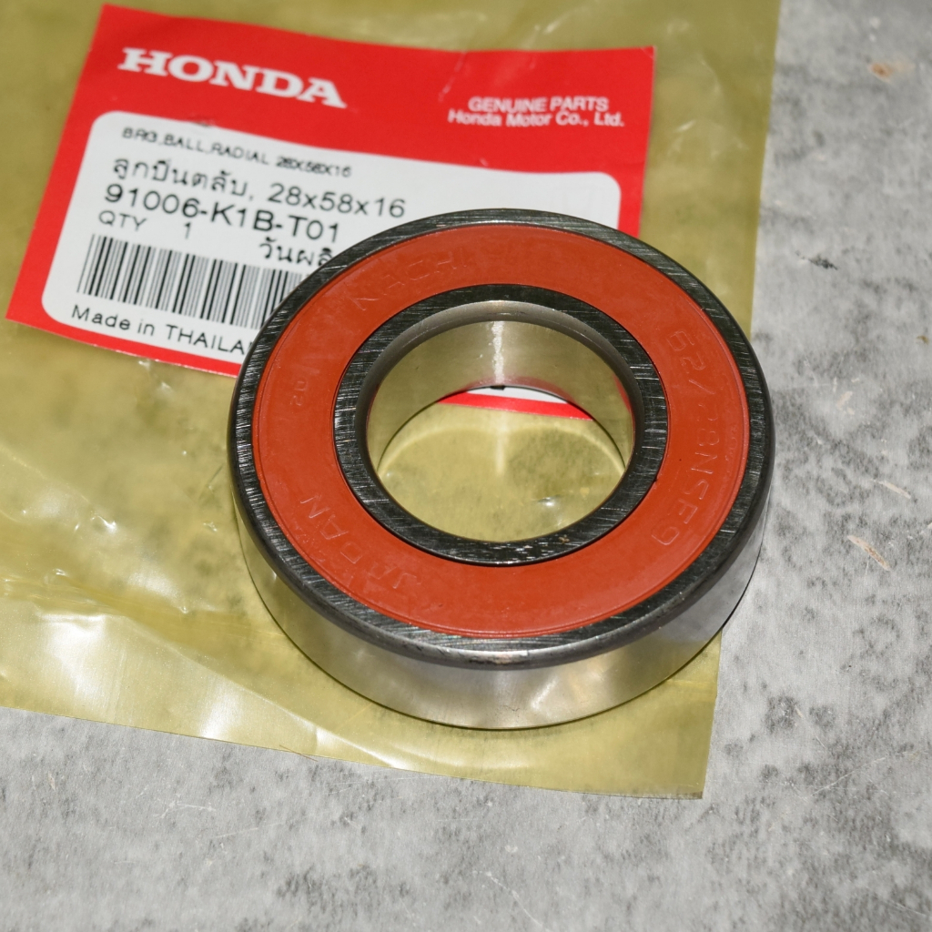 ลูกปืนตลับ (28x58x16) Forza 350 ปี2020-2023 แท้ศูนย์ฮอนด้า ราคา/1ชิ้น ...