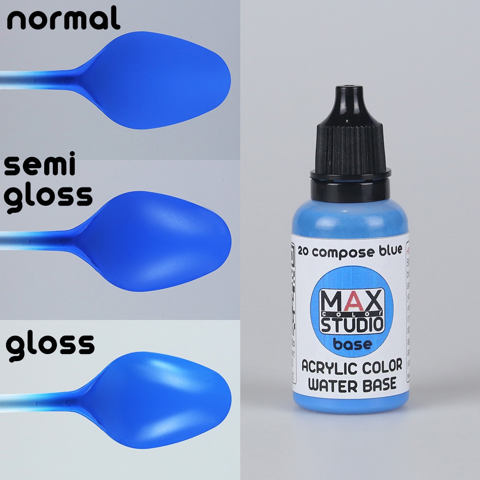 MAXCOLOR WATER BASE สีทำโมเดล สูตรน้ำ สำหรับทาและพ่น | Shopee Thailand