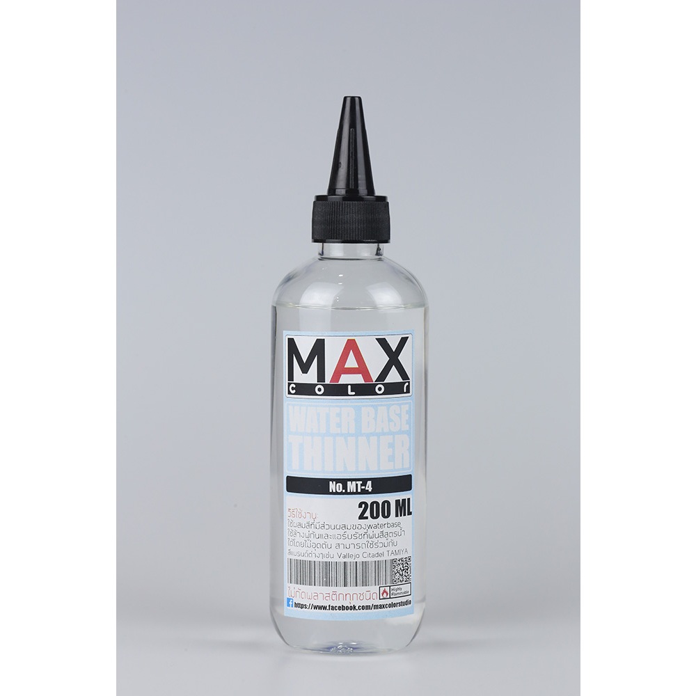 W1-W2-MT4 MAXCOLOR WATER BASE เคลียสูตรน้ำ เงา กึ่งมันกึ่งด้าน ทินเนอร์ ...