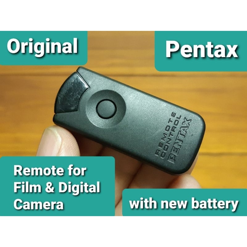 Original Pentax Remote for SLR DSLR Compact รีโมทเพ็นแทกซ์แท้ สำหรับกล้องฟิล์มกล้องดิจิตอล ...