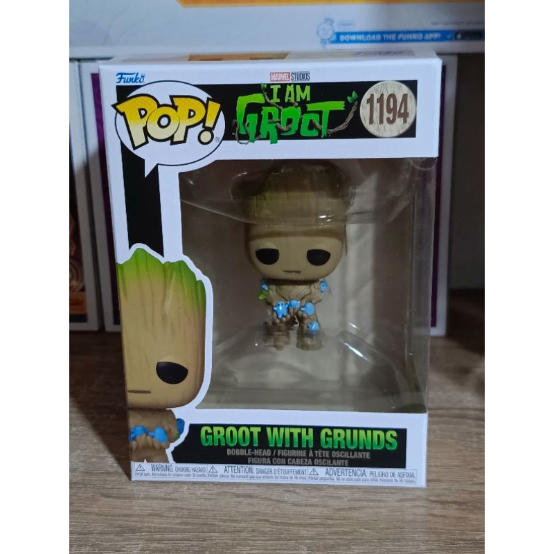Funko Pop! : I Am Groot - Groot with Grunds | Shopee Thailand