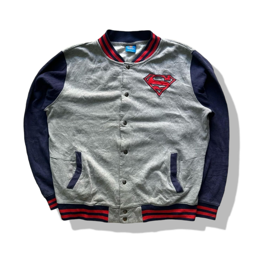 Superman Varsity Jacket รอบอก 48” | Shopee Thailand