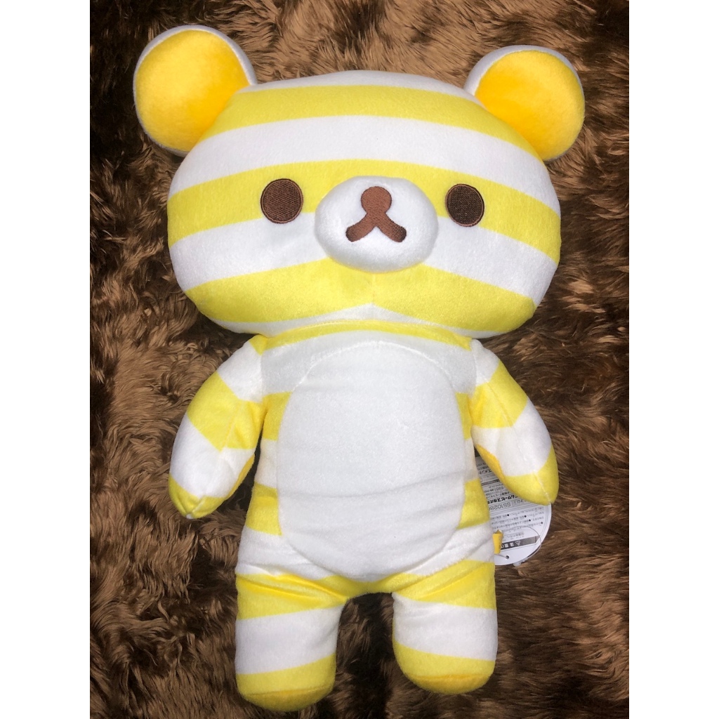 Rilakkuma Striped Yellow Plush | Shopee Thailand