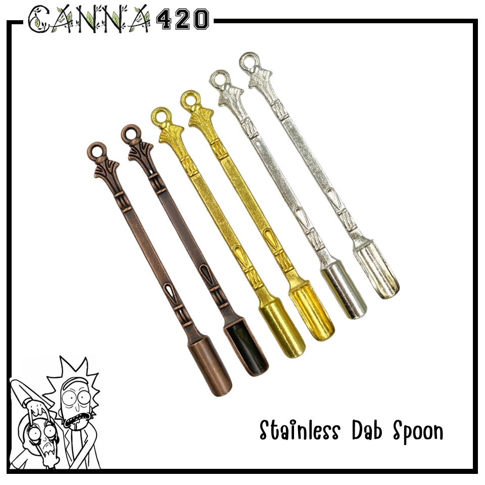 Stainless Dab Spoon ไม้สำหรับตัก ไม้สำหรับเขี่ย ที่ตัก อะไหล่ เงิน ทอง ...