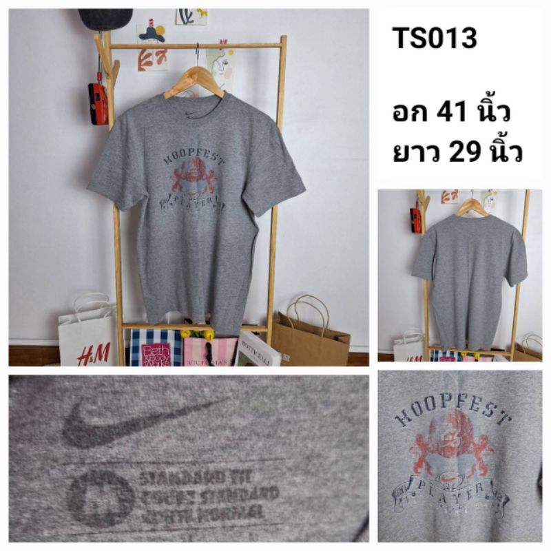 (TS013) เสื้อยืด มือสอง USA อก 41 นิ้ว Nike | Shopee Thailand
