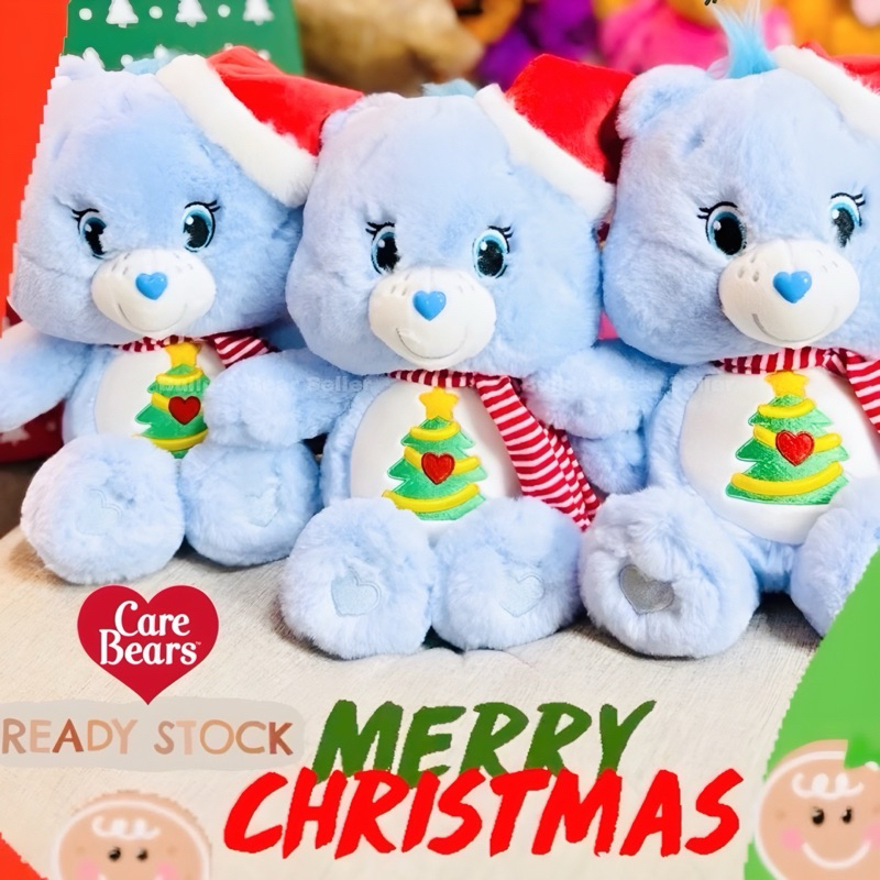 ️‍🔥พร้อมส่ง ️‍🔥มีส่งด่วน ตุ๊กตาแคร์แบร์คริสมาส สินค้าแท้💯 Care Bears 🌟 ...
