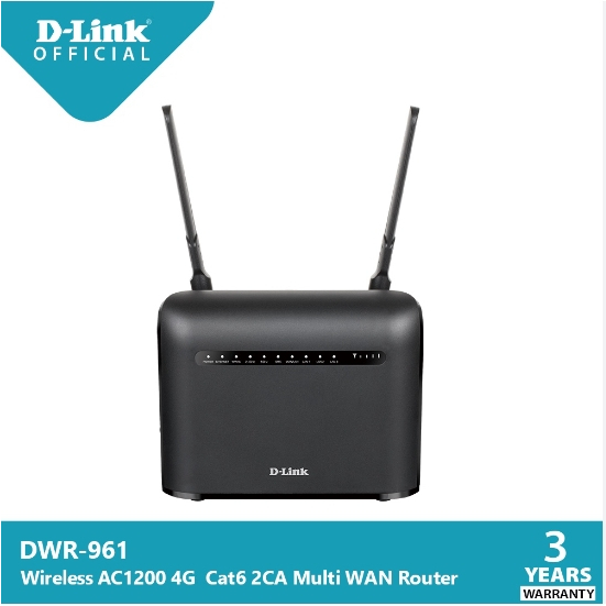 4G Router D-LINK (DWR-961) Wireless AC1200 Dual Band Gigabit | Shopee Thailand
