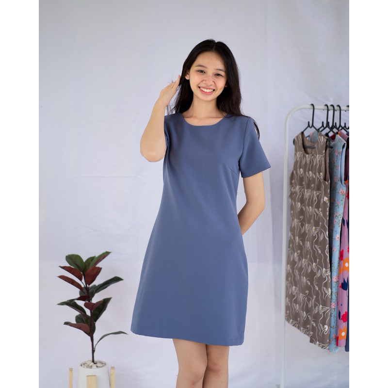 Dressii Me - ชุดเดรส รุ่น Basic me dress (ซับในเต็มตัว) ทรง A มีให้ ...