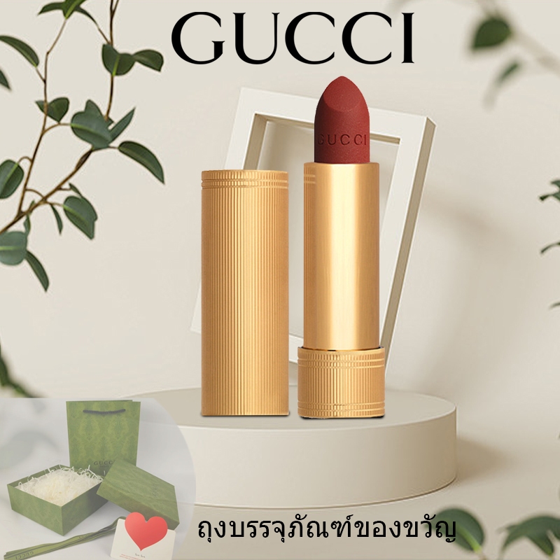 ลิปสติก Gucci Rouge A Levres Mat Lip Colour 3.5g Gucci lip สี 201, 204 ...