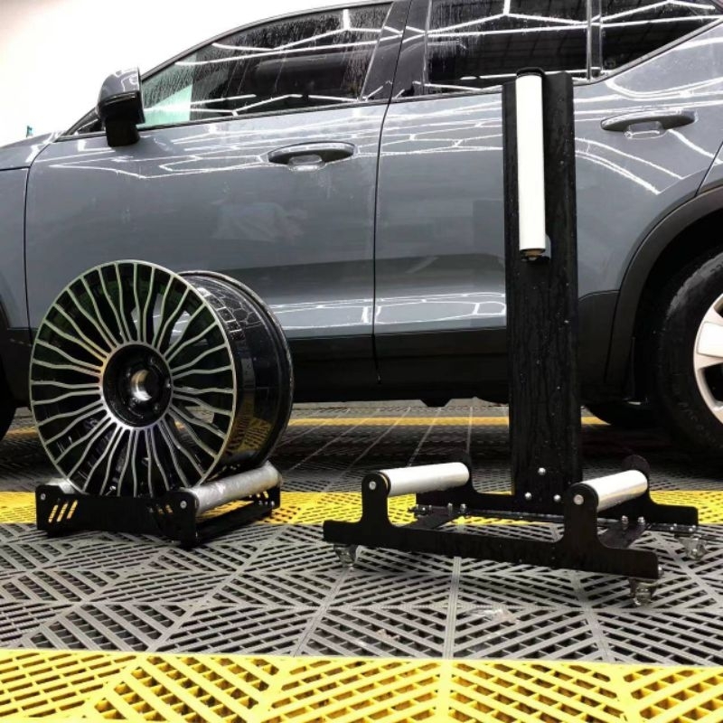 Rolling Wheel Detailing Stand แท่นทำความสะอาดล้อ | Shopee Thailand