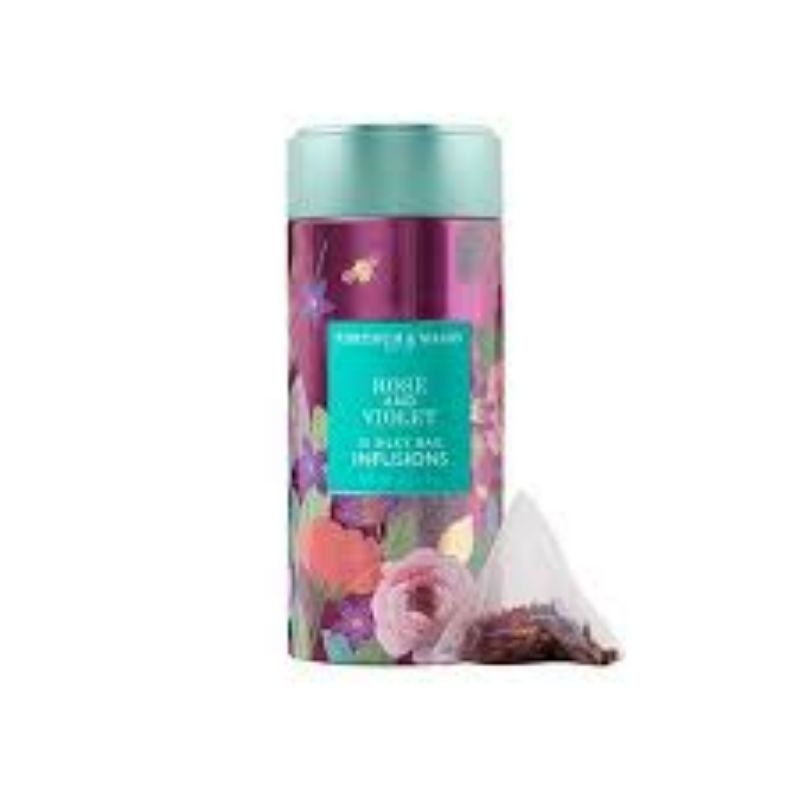 Fortnum & Mason Rose and Violet Infusion กระป๋อง Exp. 05/2025 | Shopee ...