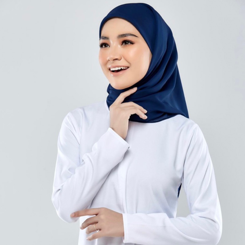 ผ้าคลุมบาวา ผ้าคลุมฮิญาบ บาวาคอตตอน สีพื้น CHANELLA | Shopee Thailand