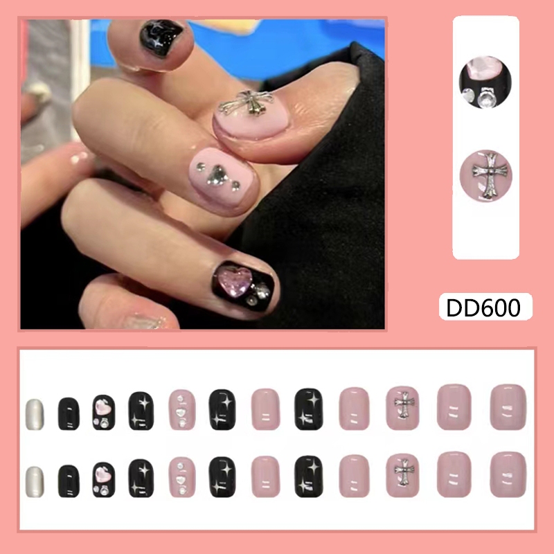 เล็บปลอม 【R147】สไตล์โมเดิร์น ใช้งานง่าย 24 ชิ้น | Shopee Thailand