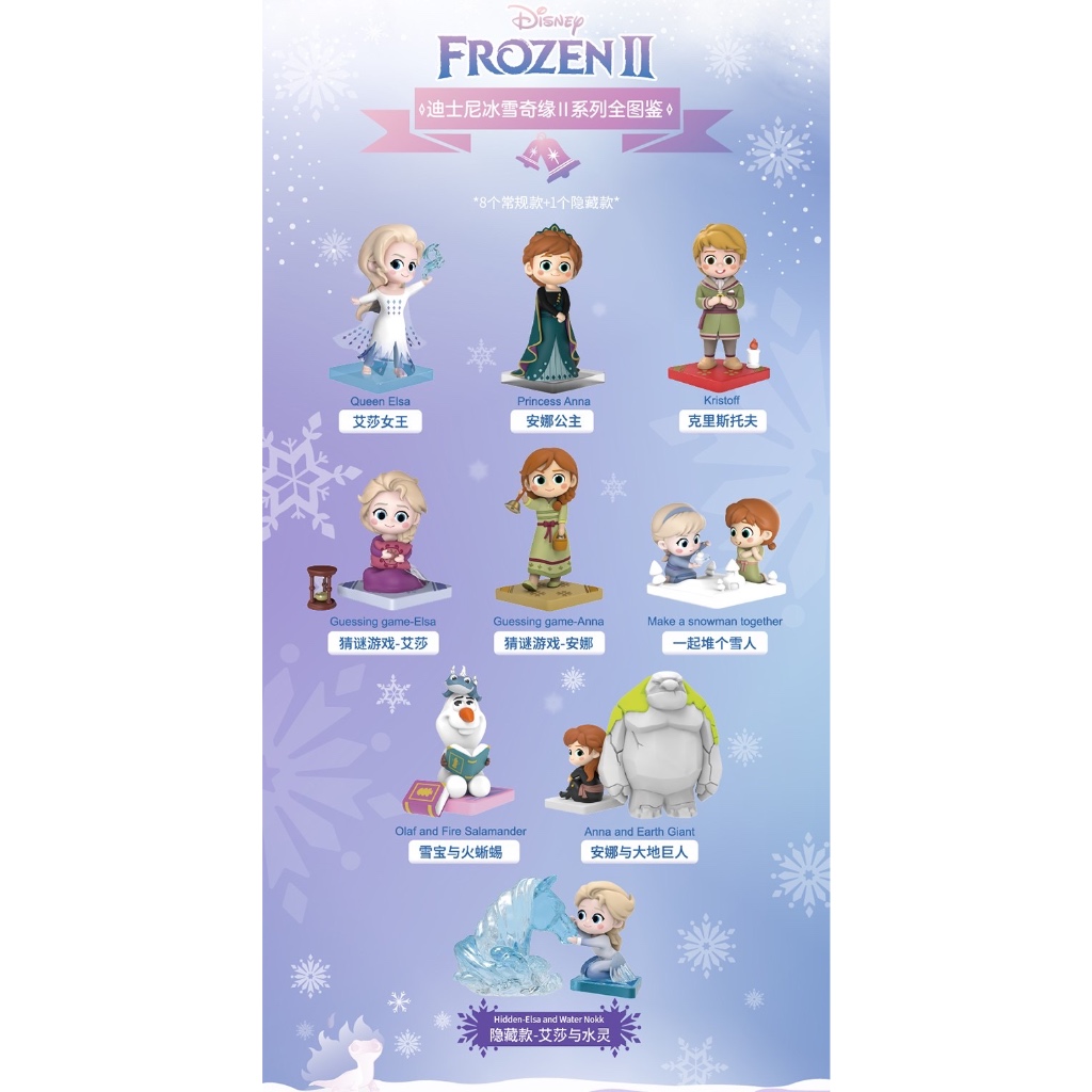 [Pre-Order] 52TOYS Disney Frozen II ลิขสิทธิ์แท้ ️ MINISO Elsa Anna ...