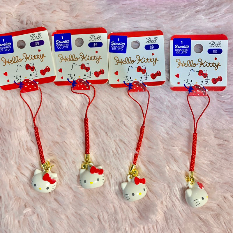 พร้อมส่ง พวงกุญเเจกระดิ่งซานริโอ้ ลายเฮลโลคิตตี้ Hello kitty Bell ...