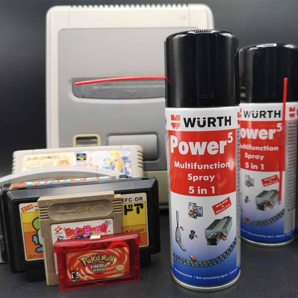 Wurth Power 5 ขนาด 200ml สเปรย์เอนกประสงค์ ทำความสะอาด ตลับเกม เครื่อง ...