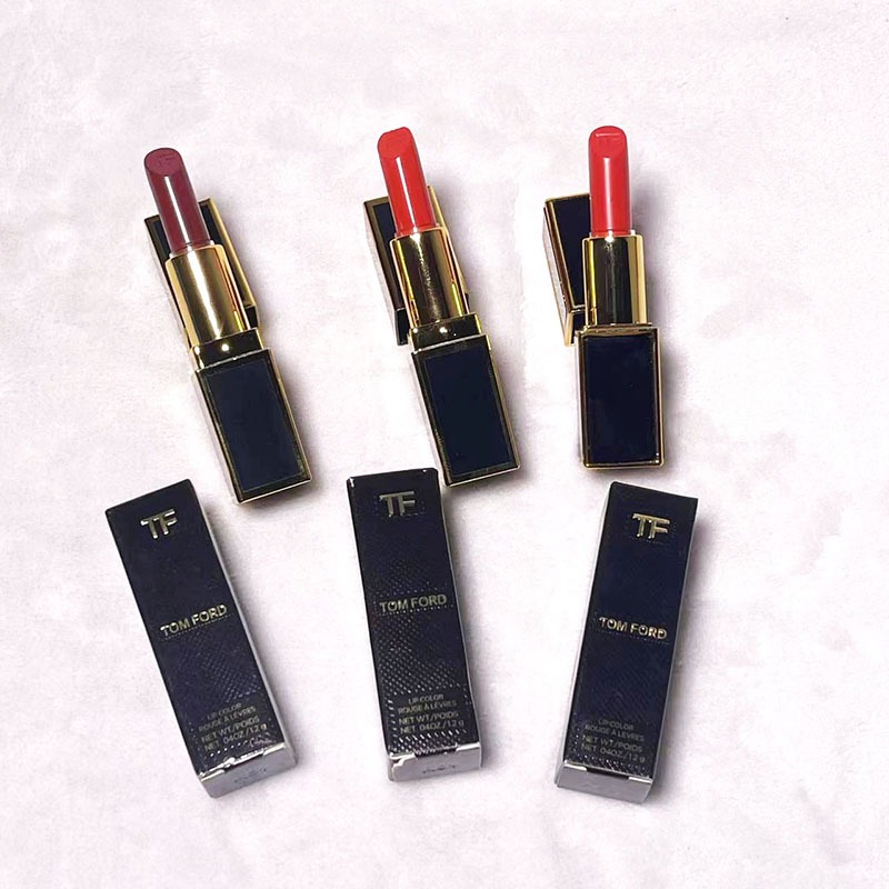 【TF】Tom Ford Lipstick Sample ตัวอย่าง Brand New Black Tube Lipstick #15 #16 #80 Mini Lipstick ...