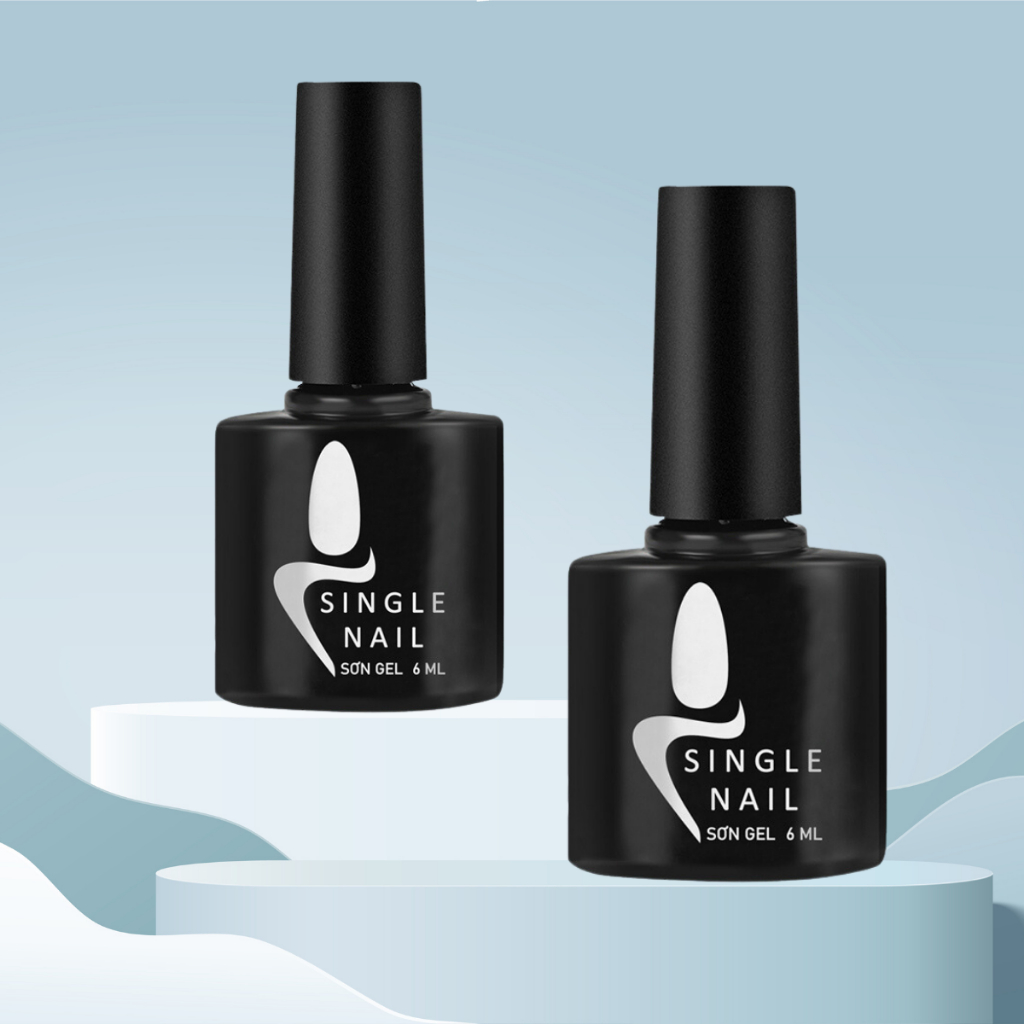 เจลทาเล็บ Base Top coat 6ml ท็อปโค้ทเบสโค้ท เจลขัดเงา สีรองพื้น สีเจล ต้องใช้เครื่องอบเจลยูวีเจล ...