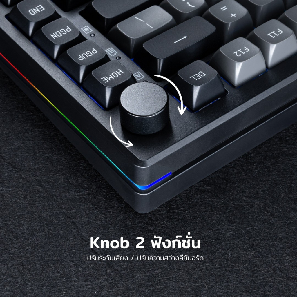 คีย์บอร์ดเกมมิ่ง SARU รุ่น KX-75 Wireless Mechanical Keyboard(EN ...