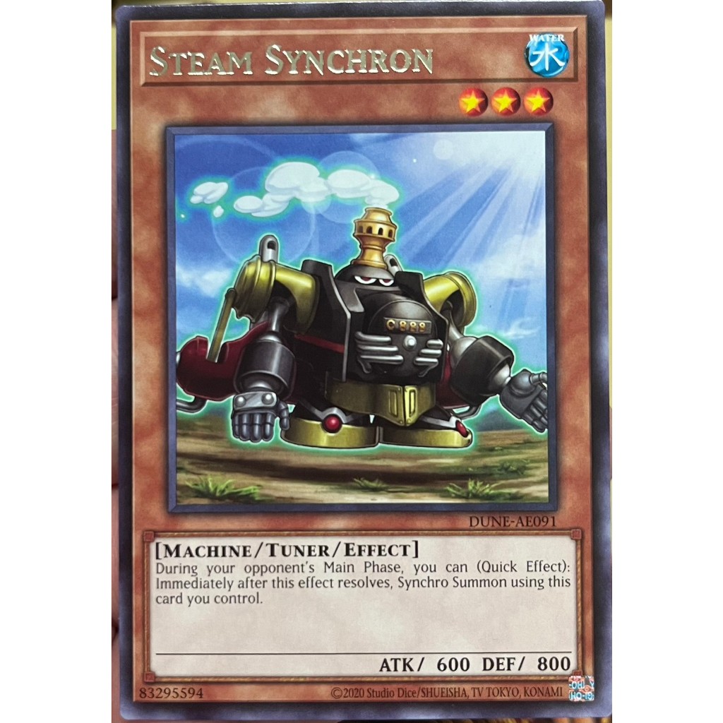 Yugioh Asia-Eng [DUNE-AE091] Steam Synchron (Rare) การ์ดยูกิแท้ถูก ...