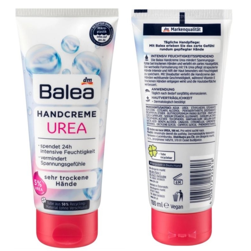 Balea Hand Cream 5%Urea ครีมทามือ ชุ่มชื้นยาวนาน มือแห้งมากเหมาะคะ ...