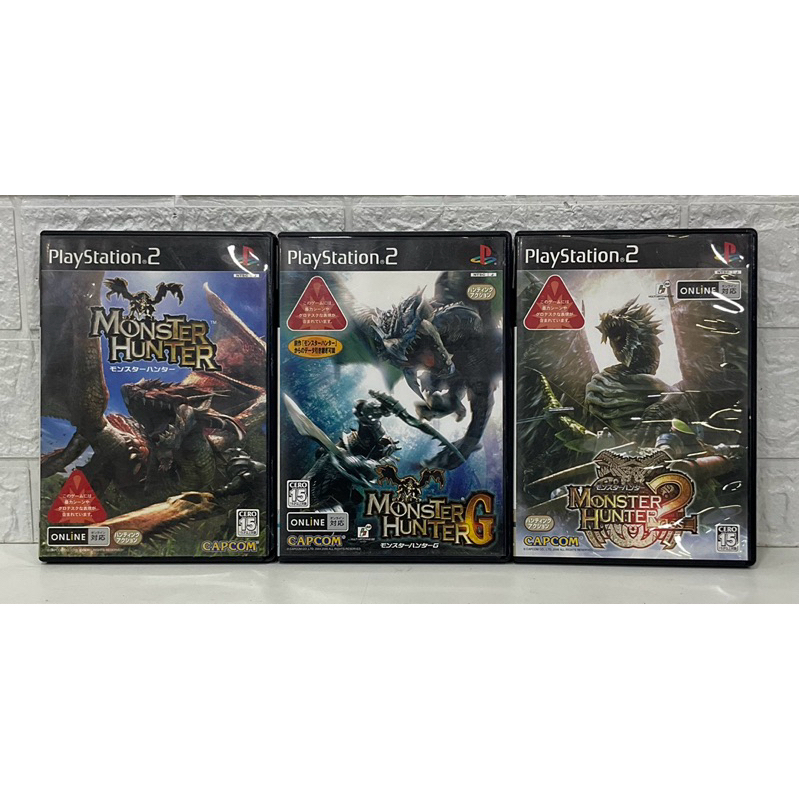 แผ่นแท้ [PS2] รวมภาค Monster Hunter (Japan) Mon Hun 2 dos G มอนสเตอร์ ...
