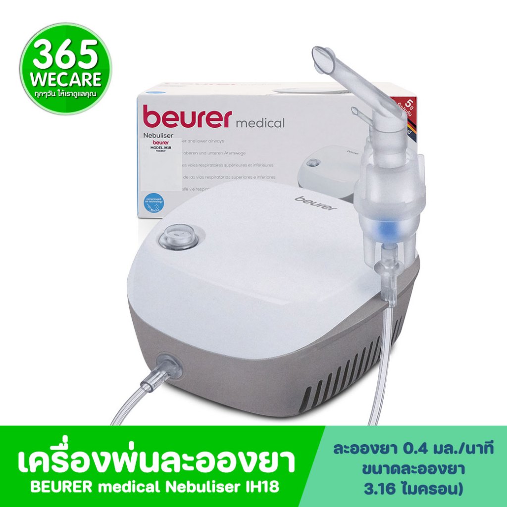 Beurer Medical Nebuliser IH18 เครื่องพ่นละอองยา รุ่น ไอเอช 18 | Shopee ...