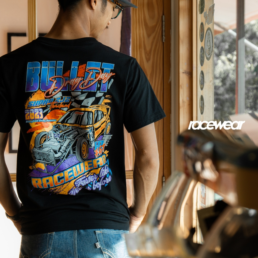 RACEWEAR BULLET RACING TEES เสื้อซิ่ง เสื้อยืดสกรีน เสื้อพิมพ์ลาย ...