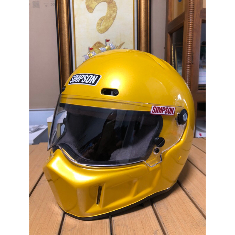 หมวกกันน็อค Simpson Bandit สีเหลืองทอง size M (Made in USA ) | Shopee ...