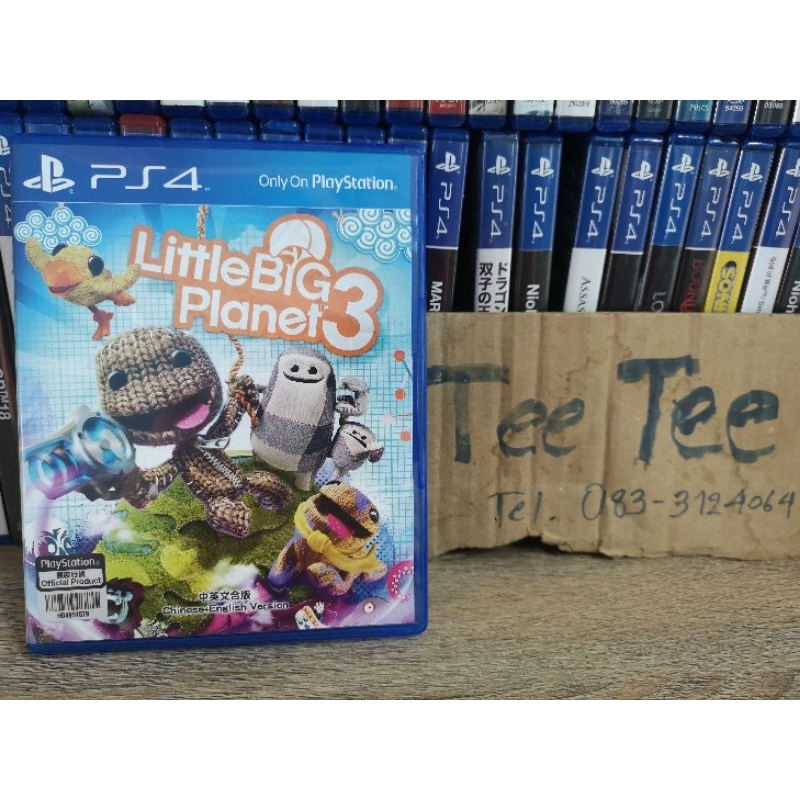little big planet 3 ps4 มือสอง แผ่น ภาษาอังกฤษ โซน all | Shopee Thailand