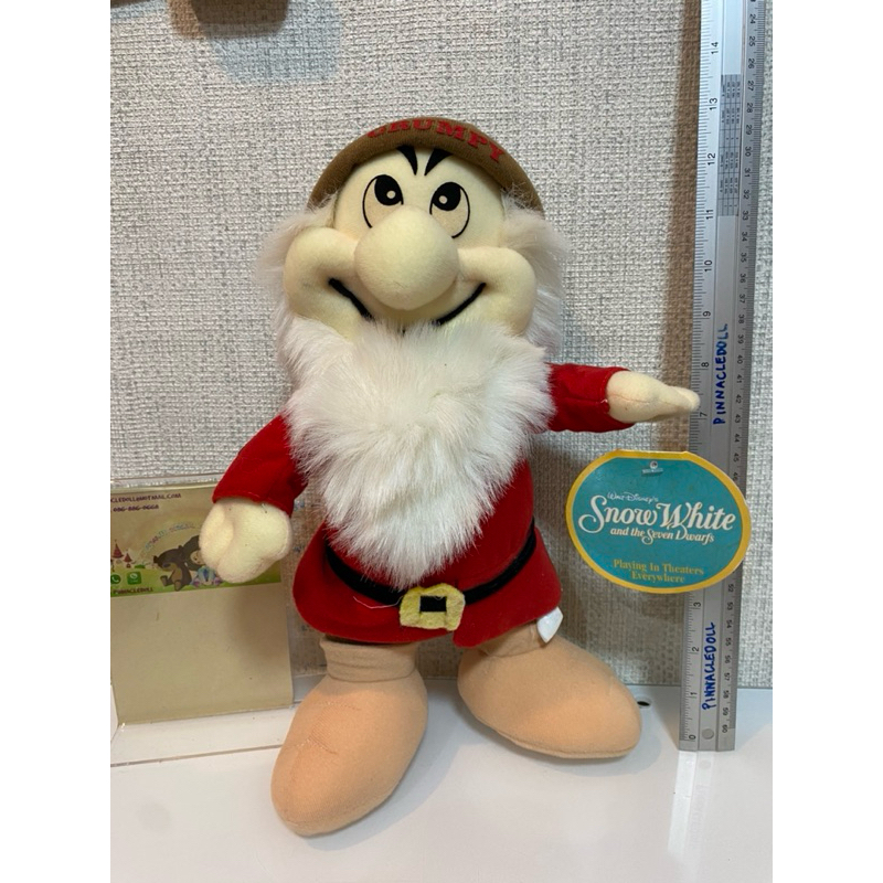 Grumpy snowwhite vintage doll ป้ายจางไปหน่อยจากการซักค่ะ สภาพใหม่ ...