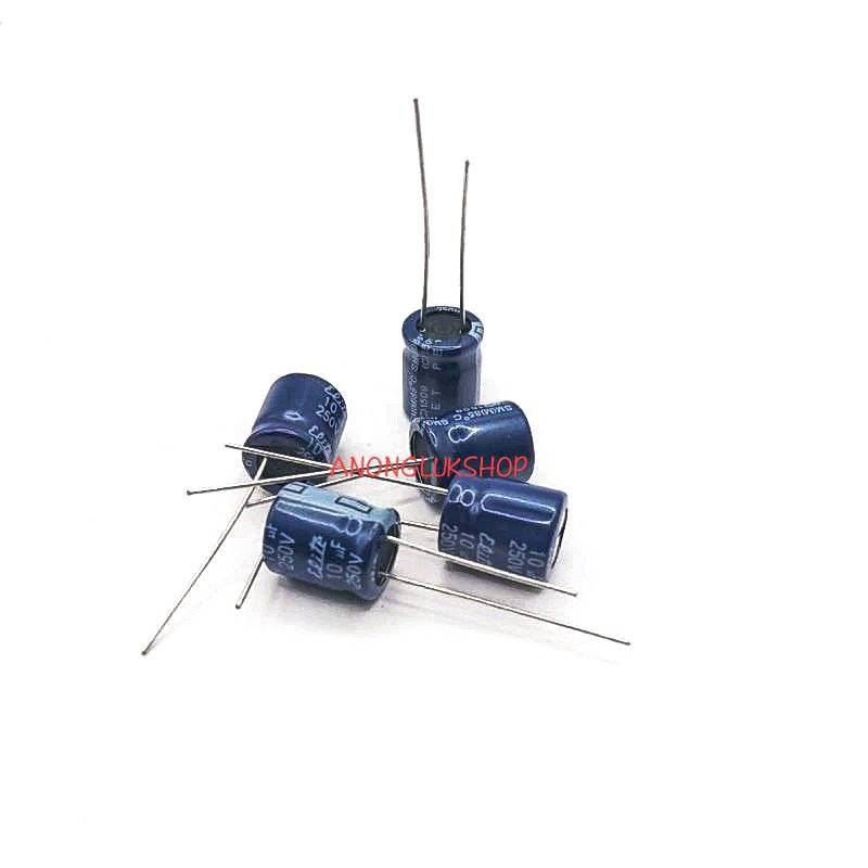 10ตัว 👉👉 C10UF C10MF CAPACITOR 10UF คาปาซิสเตอร์ขาลวด 16V 25V 35V 50V ...