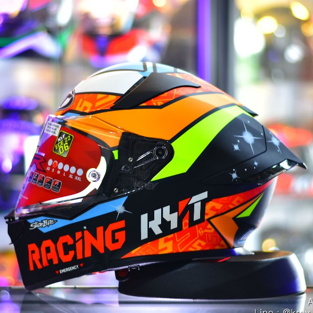 หมวกกันน็อค KYT model R2R Pro Jaume masia 2022 replica matt | Shopee ...