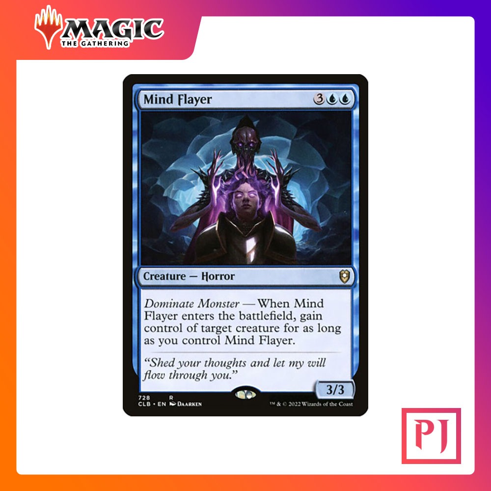 [MTG] Mind Flayer [CLB] [BLUE] [RARE] [NORMAL] [ENG] (การ์ดเมจิค ...
