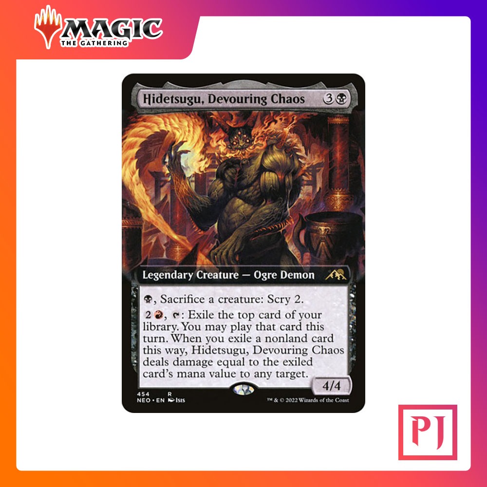 [MTG] Hidetsugu, Devouring Chaos (Extended Art) [NEO] [BLACK] [RARE ...