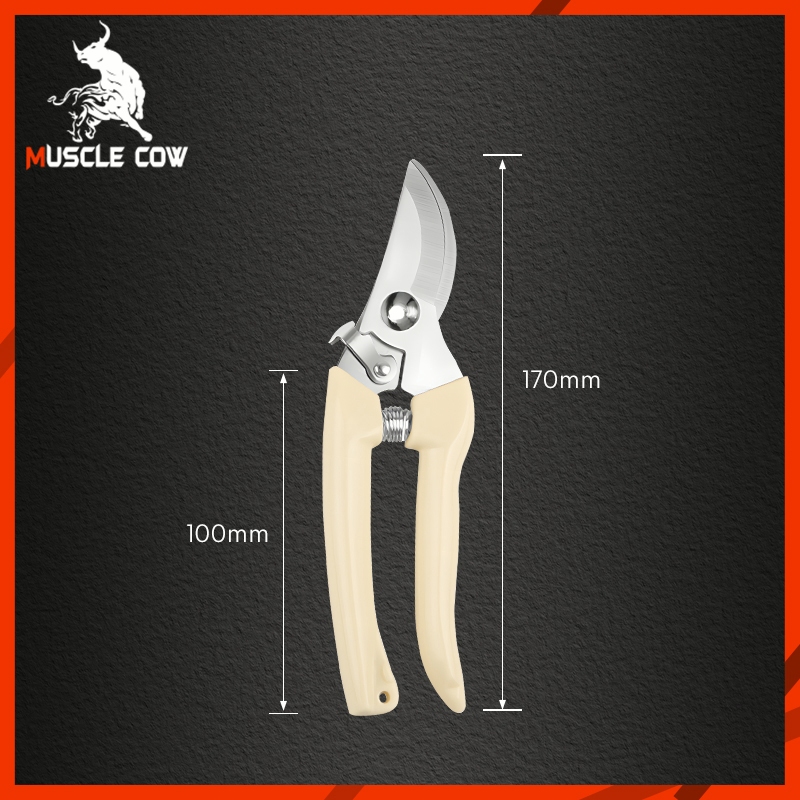 MUSCLE COW 8” กรรไกรตัดโลหะ สแตนเลส ตัดซีลาย ตัดสังกะสี ตัดแผ่นมิเนียม ...