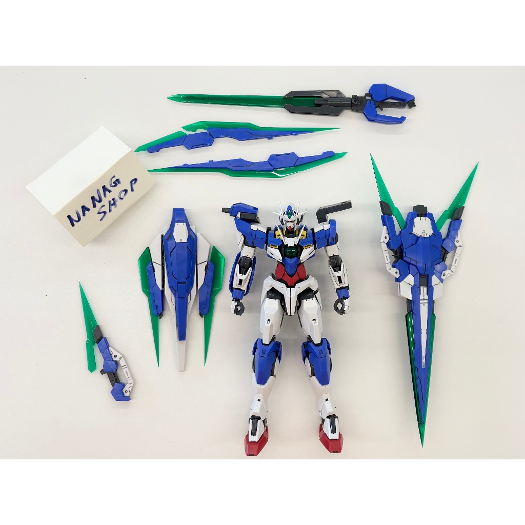 (ประกอบแล้ว) MG Gundam OO Quan[T] Full Saber 1/100 Bandai แท้ มือสอง ...