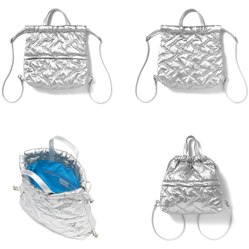 Carlyn Twee Backpack Back Pack (Ivory, Silver, Black, Denim) | Shopee ...