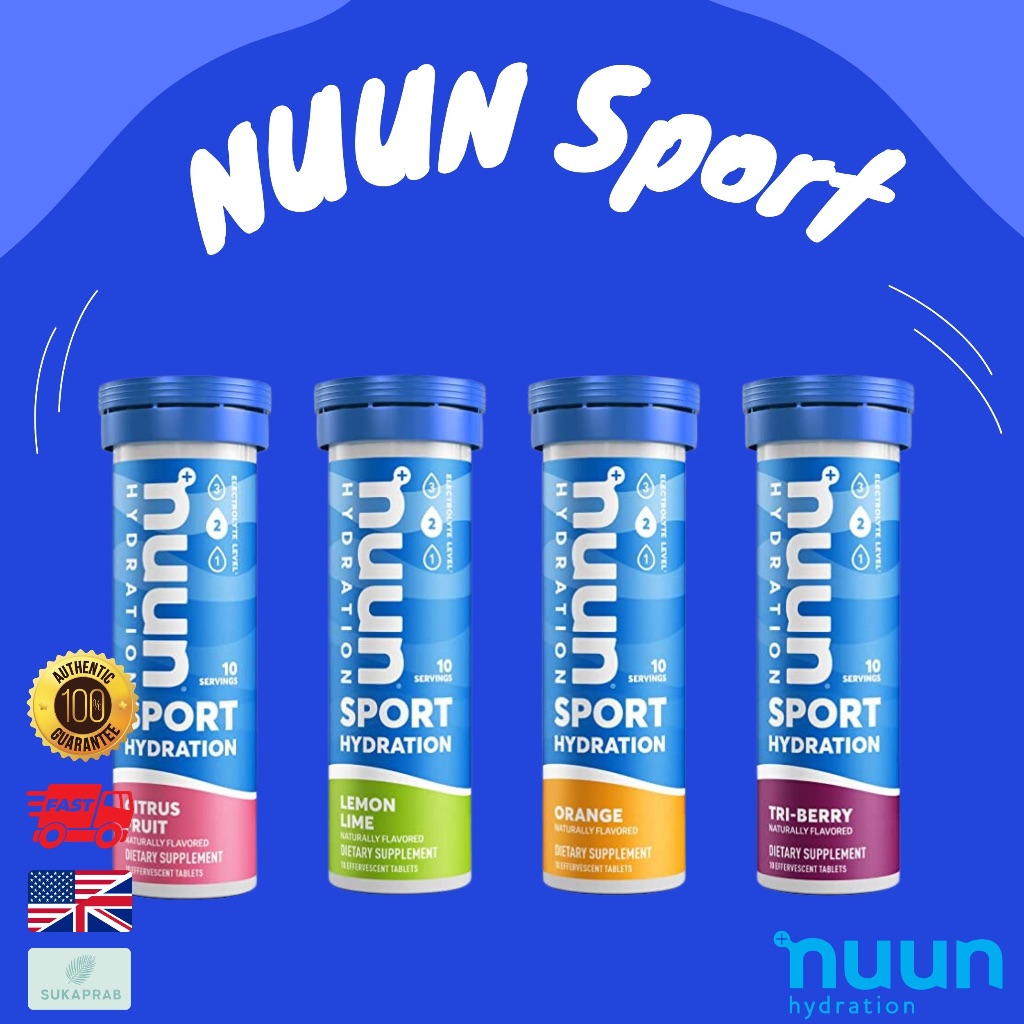 พร้อมส่ง Nuun Hydration Sport 9 รสชาติ Effervescent Electrolyte ...